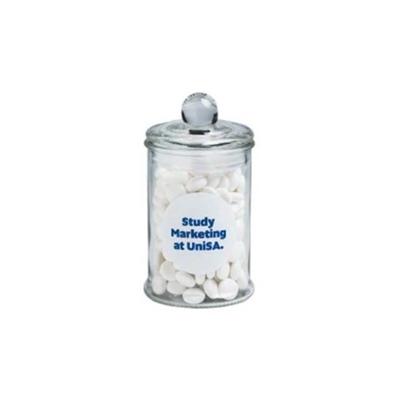 115g Chewy Mints Packed in Small Apothecary Jars